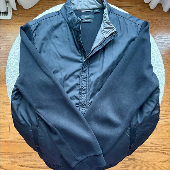 Hugo Boss | Jackets & Coats | Hugo Boss Black Bomber Jacket | Poshmark